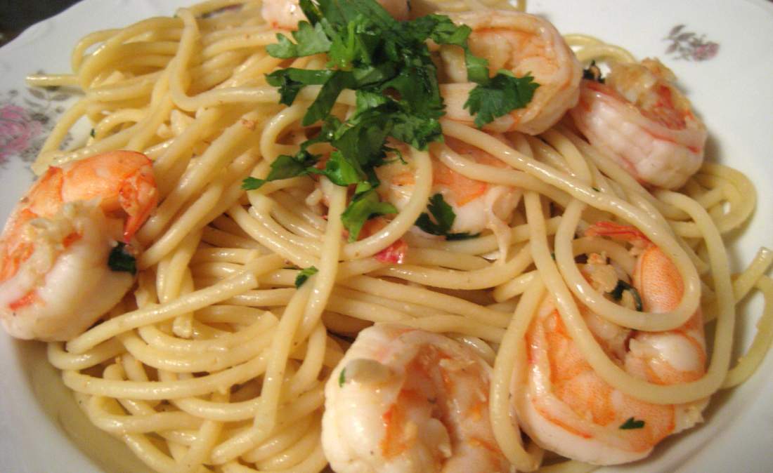 Μακαρόνια με γαρίδες | Συνταγές Mαγειρικής